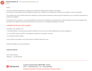 Conseils sur les emails de prospection commerciale via outlook