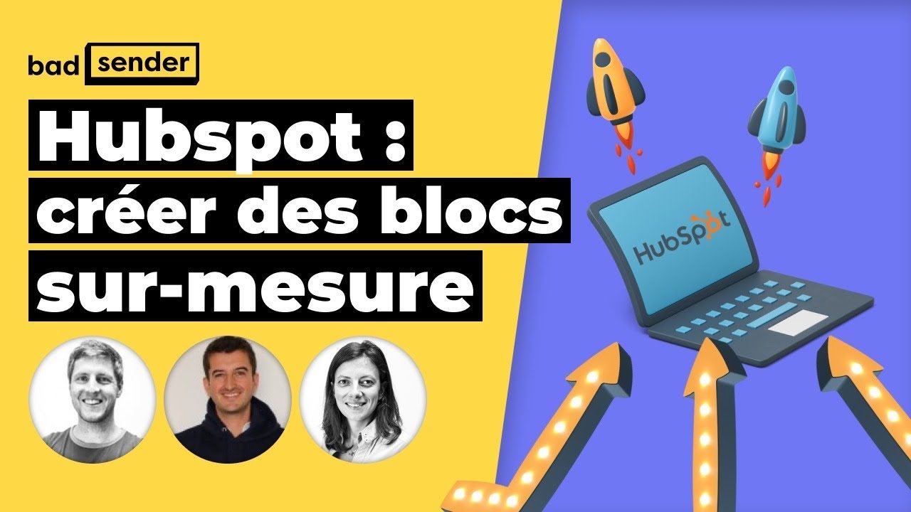 Create customized blocks for an email template on Hubspot!